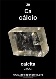 Cálcio em calcita | Imagens da Tabela Periódica